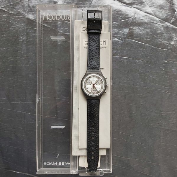 Swatch Watch SCM402J Ice Cube. 1995. New And Unworn In Original Box ...