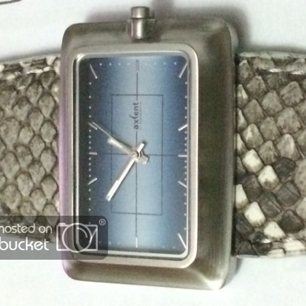 FS Axent rectangular watch with customn 32 mm band | WatchCharts ...