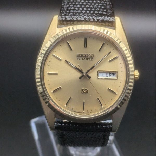 Seiko 5H23-8029 Gold Dial 1996 Date Just Style Quartz - EXCELLENT ...