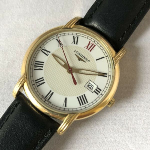 Genuine Longines Gold Plated Quartz Classic Men’s Watch. L4.697.2 ...