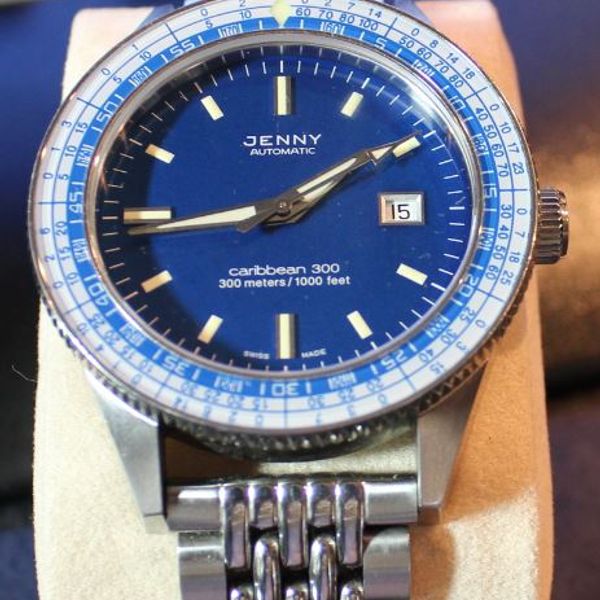 FS: JENNY Caribbean 300 Blue w/braclett | WatchCharts Marketplace