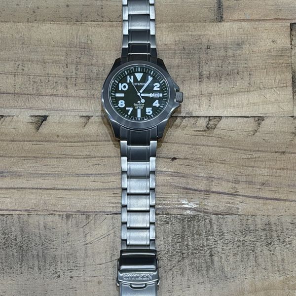 Citizen BN0116-51X Tough Titanium Promaster Eco-Drive Divers Watch ...