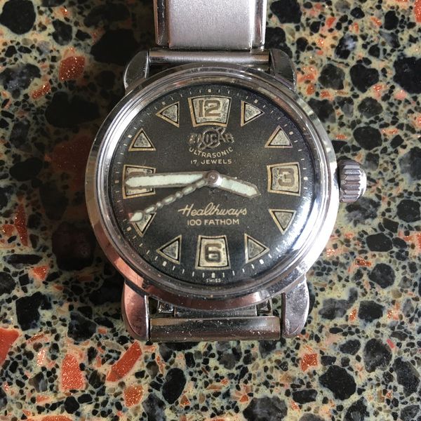 [$1,200 USD] Vintage RARE Enicar HEALTHWAYS 100 FATHOM Diver, Serviced ...