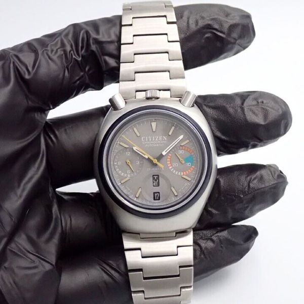 Citizen 8110 Automatic Flyback Chronograph Mens Watch BULLHEAD ...