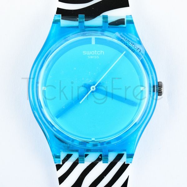 SWATCH STANDARDS 2011 - GL115 - BLUE ZEB - New | WatchCharts Marketplace