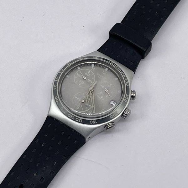 Swatch Watch Irony Aluminum SR936SW 4 Jewel Swiss Made Stainless Steel ...