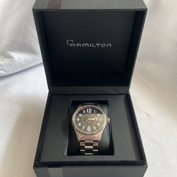 Hamilton Khaki Field Officer Automatic watch H70615133 - Boxed full set ...