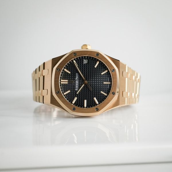 SOLID GOLD ROCKING????Audemars Piguet Royal Oak 15500OR complete set ...