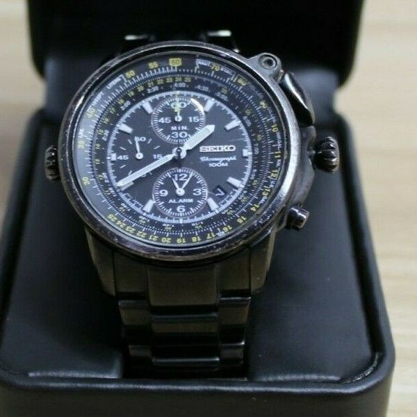 SEIKO 7T62-OHMO Flightmaster Pilot - Chronograph - Alarm | WatchCharts ...