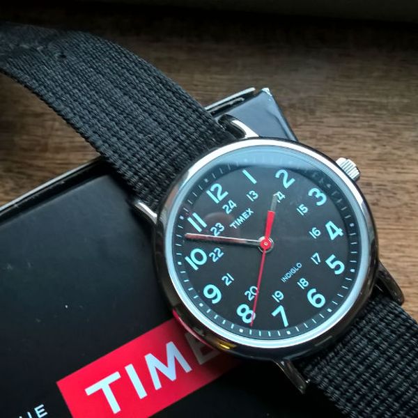 FS: Timex Unisex Weekender T2N647 - black on black | WatchCharts