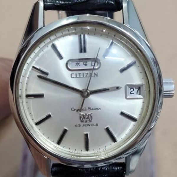 Very Rare Vintage Citizen Crystal Seven 43J Automatic Mens Watch ...