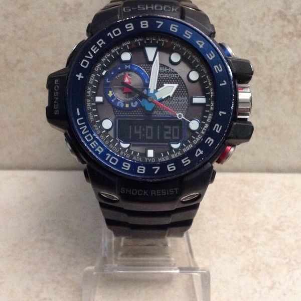 CASIO G-SHOCK GWN-1000B (5371) R/C SOLAR CLASSIC ANALOG & DIGITAL ...