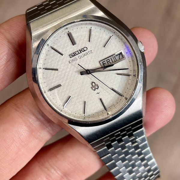 [WTS] Vintage King Seiko Quartz, 5856-8000, Integrated Bracelet, ????️ ...