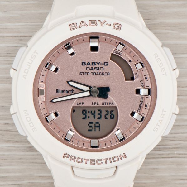 Casio Baby-G BSA-B100 Step Tracker Bluetooth NEW BATTERY | WatchCharts ...