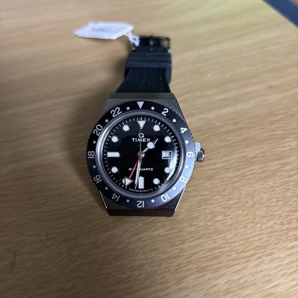 Q Timex GMT Black 1978 Reissue 38mm (Brand New) | WatchCharts Marketplace
