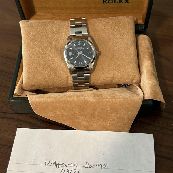 [WTS] 1998 Rolex Air-King Ref 14000 Blue Dial | Mint Condition | Price ...