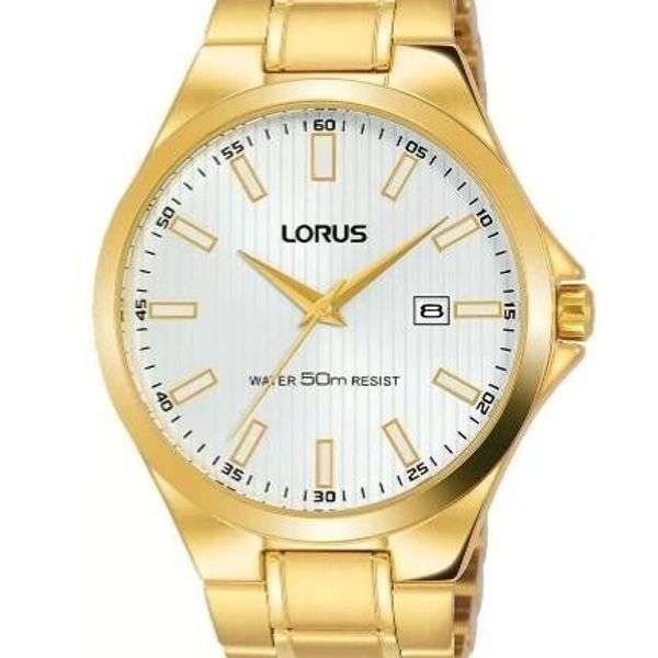 LORUS by SEIKO MENS GOLD-TONE WATCH *EX-DISPLAY* *PLAIN BOX INCLUDED ...