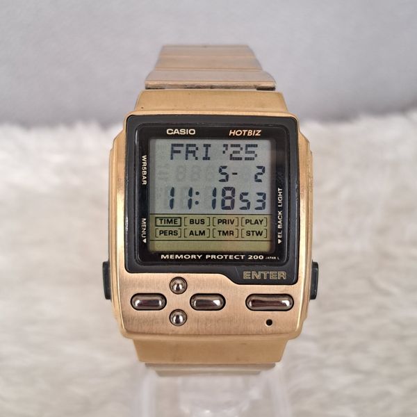 Casio Hotbiz Memory Protect 200 DB-2000 Digital Vintage Watch ...