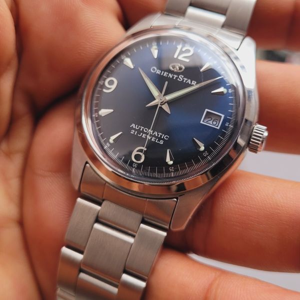 Orient Star Explorer Dial WZ0031ER 38mm Navy Blue Dial Set ...