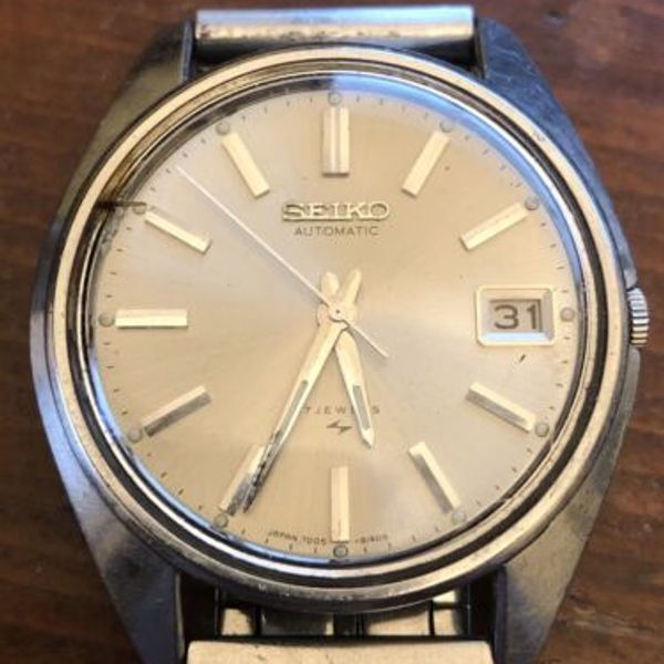 Seiko Automatic Watch 7005-7030 17 jEWELS 1970'S | WatchCharts Marketplace