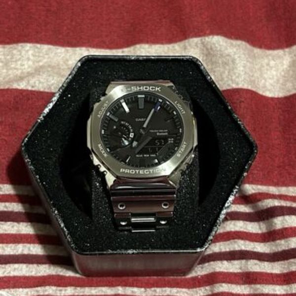 Casio G Shock GM-B2100D-1AER Full Metal Casioak Solar - Used ...