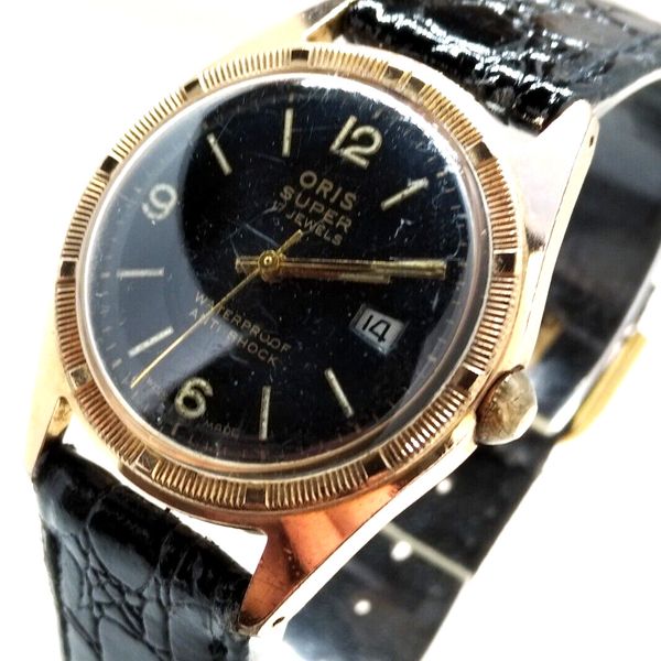 MENS VINTAGE WATCH ORIS SUPER 17 JEWELS ATTRACTIVE EARLY 1960S WATCH ...