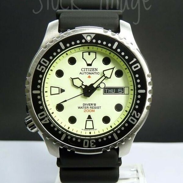 NEW Citizen NY0040-09W Promaster Automatic Dive Watch with Full Lume ...