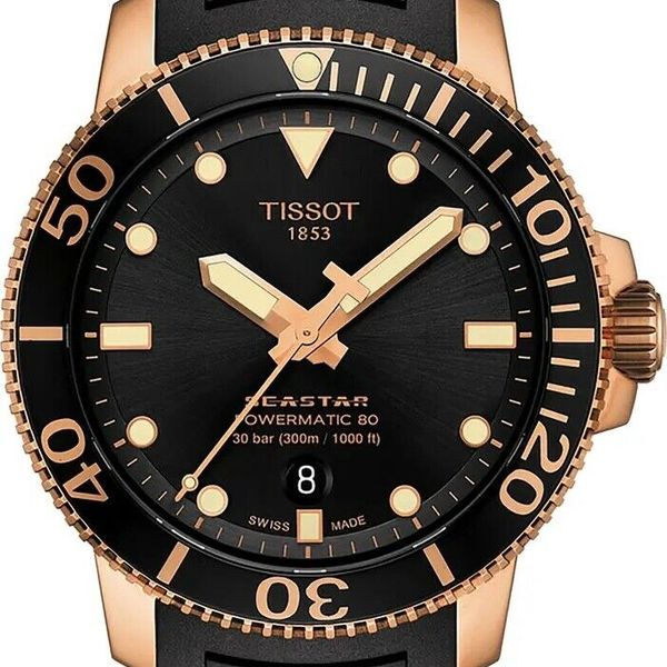 Tissot Seastar 1000 Powermatic 80 43 Rose Gold (T120.407.37.051.01 ...