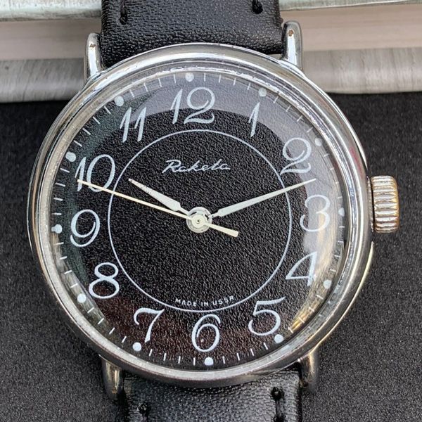 Vintage Soviet Men's Watch USSR Raketa Mechanical 2609.HA Wristwatch ...