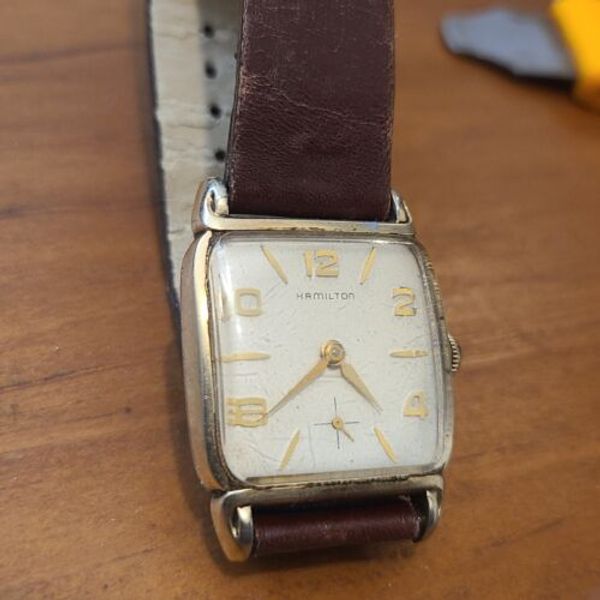 Vintage Hamilton Caliber 730 17-Jewel Gold-Filled & S/S Mens Wristwatch ...