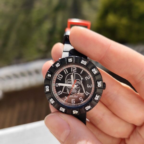 Flik Flak Dark Vader Star Wars Swatch Limited Edition Collectable Watch ...
