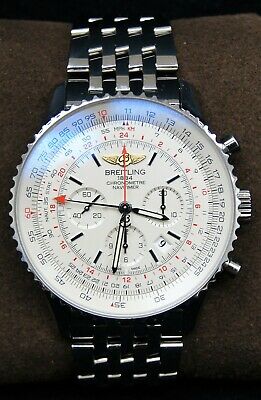 BREITLING Navitimer GMT AB0441 Mens Automatic S/S 48mm Chronograph ...