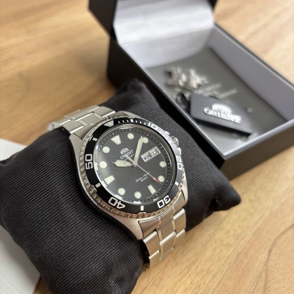 Orient Ray II Automatic Black Dial Men's 200m Dive Watch (FAA02004B9 ...