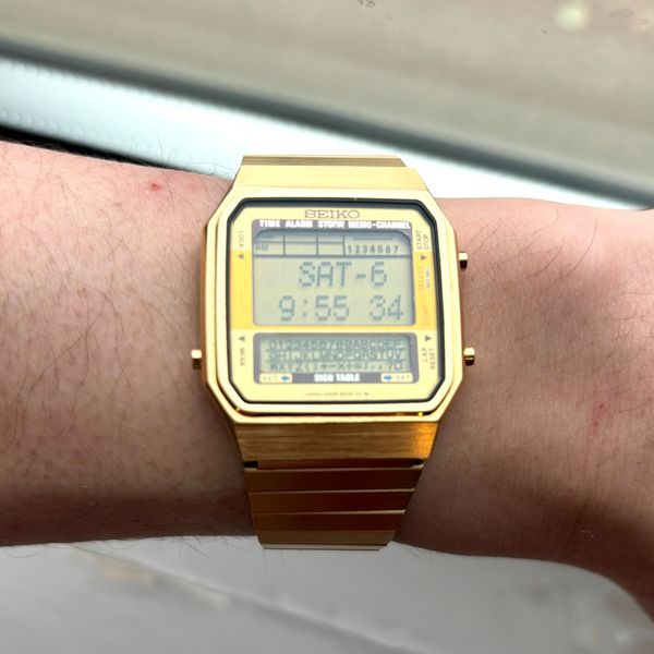 Vintage Seiko D409-5009 Databank Memory Watch, digital, full set, box ...