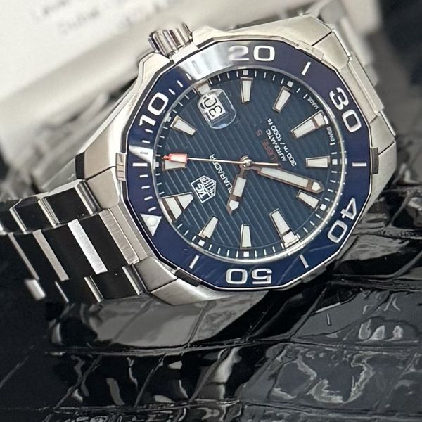 TAG Heuer aquaracer calibre 5 automatic 41mm , WAY211C.BA0928 ,Receipt ...