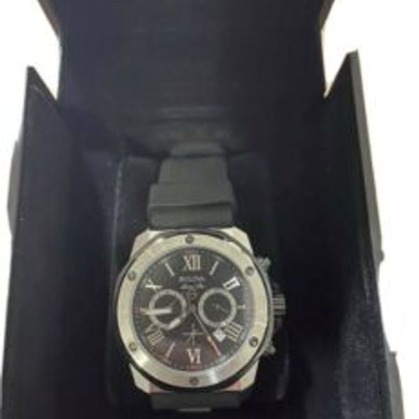 Bulova Men's Marine Star Chronograph Strap Watch 98b127 | WatchCharts