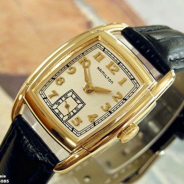 1942 Vintage HAMILTON DODSON, Stunning SILVER Dial, Serviced & Warranty ...