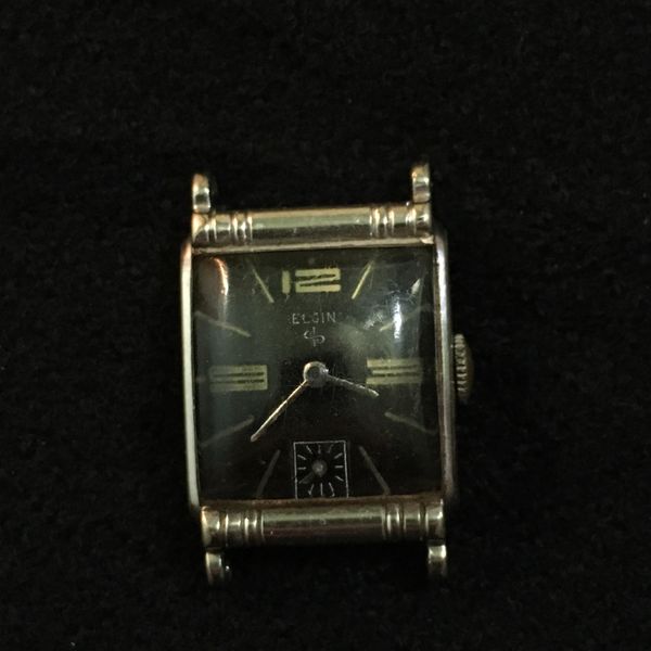 [WTS] 50s Elgin tank in white gold and with inscription | WatchCharts ...