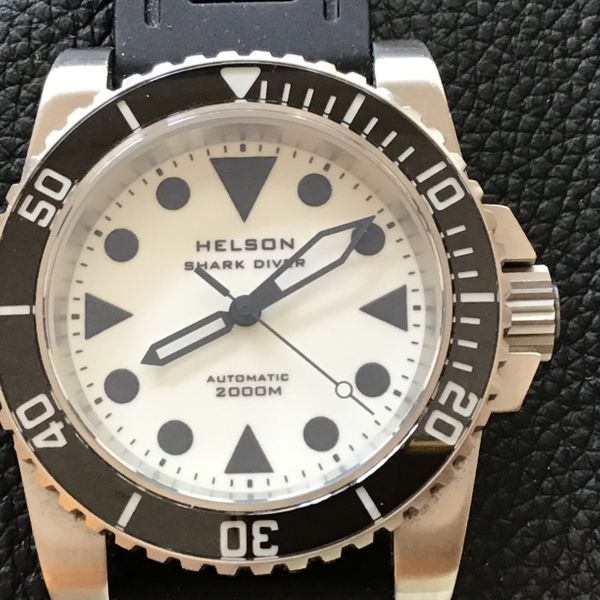 Helson Shark Diver 45 Full Lume Dial | WatchCharts