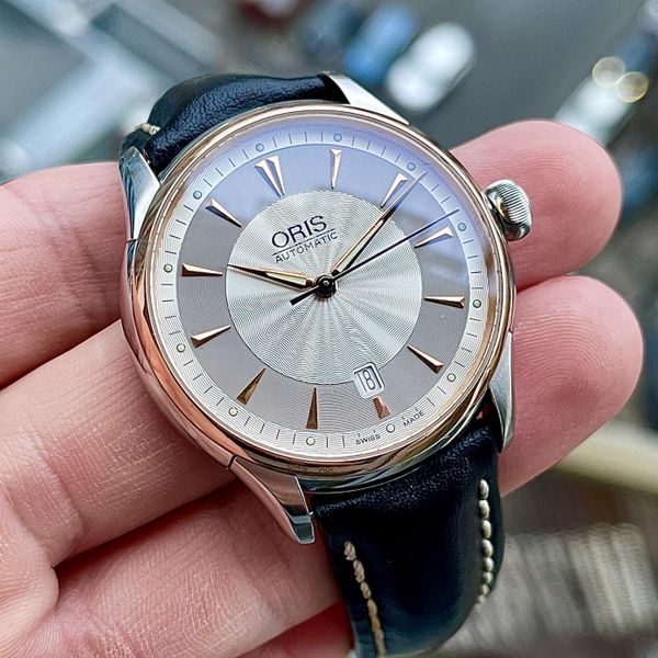 [WTS] Oris Artelier Date 7591 AUTOMATIC Bezel 18K ROSE GOLD , FULL SET ...