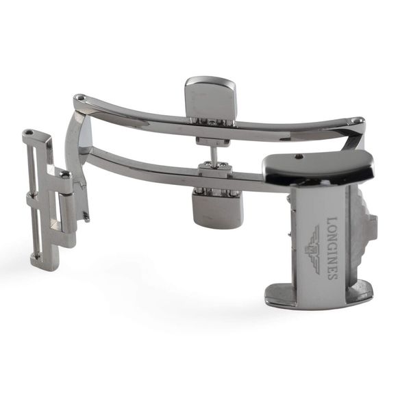 Longines folding clasp steel stainless steel buckle 18 mm | WatchCharts ...