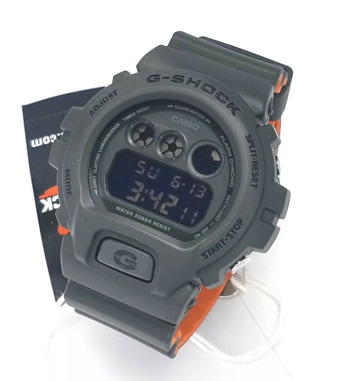 Casio G Shock Watch Vintage Style DW6900LU-3 Military Green DW6900 New ...