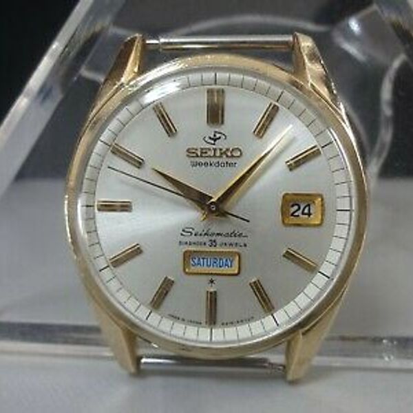 Vintage 1964 SEIKO Automatic watch [Seikomatic Weekdater] 35J 6218-8970 ...