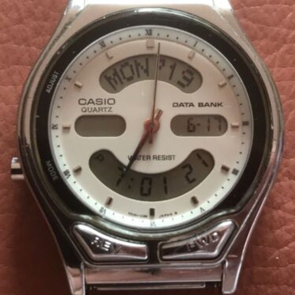 Rare Casio AB 550 Lcd Tele Data Bank Watch | WatchCharts Marketplace
