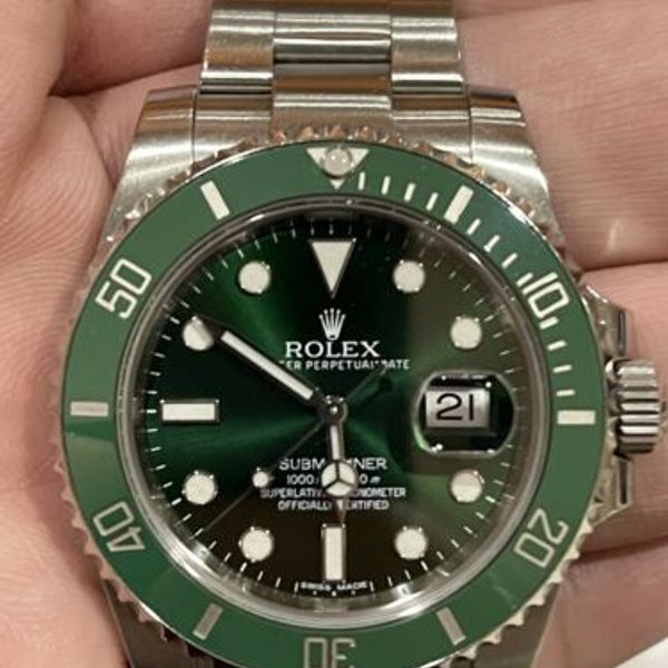 Rolex Submariner Hulk 116610LV | WatchCharts Marketplace