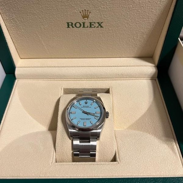 FS: Rolex OP 36 Turquoise brand new , complete | WatchCharts