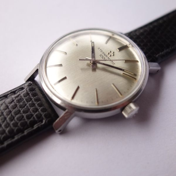 Classic Eterna Matic 1000 Steel Men's Watch Excellent Original ...