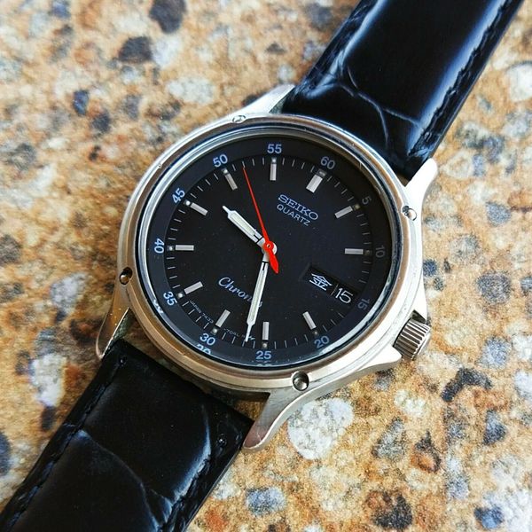 Seiko Chronos Quartz JDM 7433 7030 JDM February 1984 Kanji ...