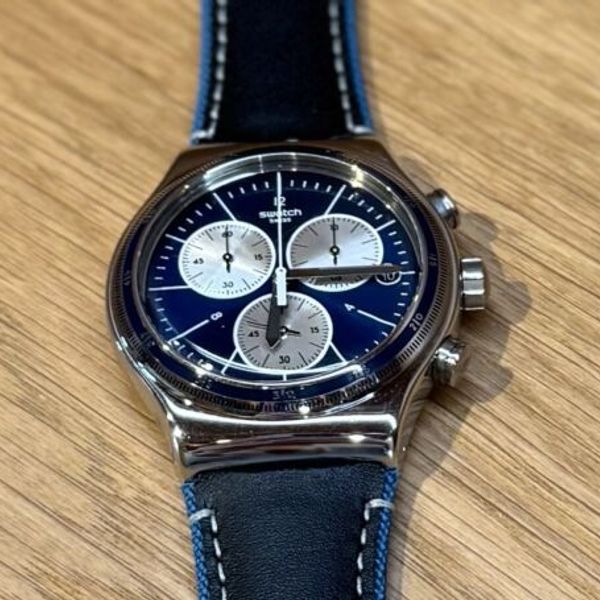 Swatch Irony New Chrono Destination London YVS410 Perfect Condition ...