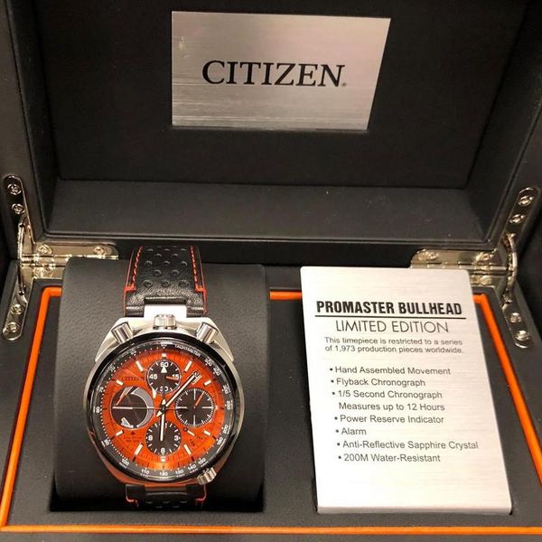 FS: Citizen Promaster Tsuno Chrono Racer Bullhead Eco-Drive Limited ...